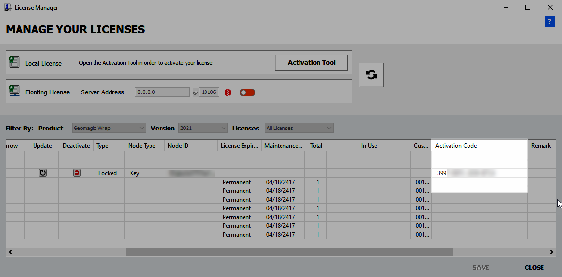 How to locate the software license key