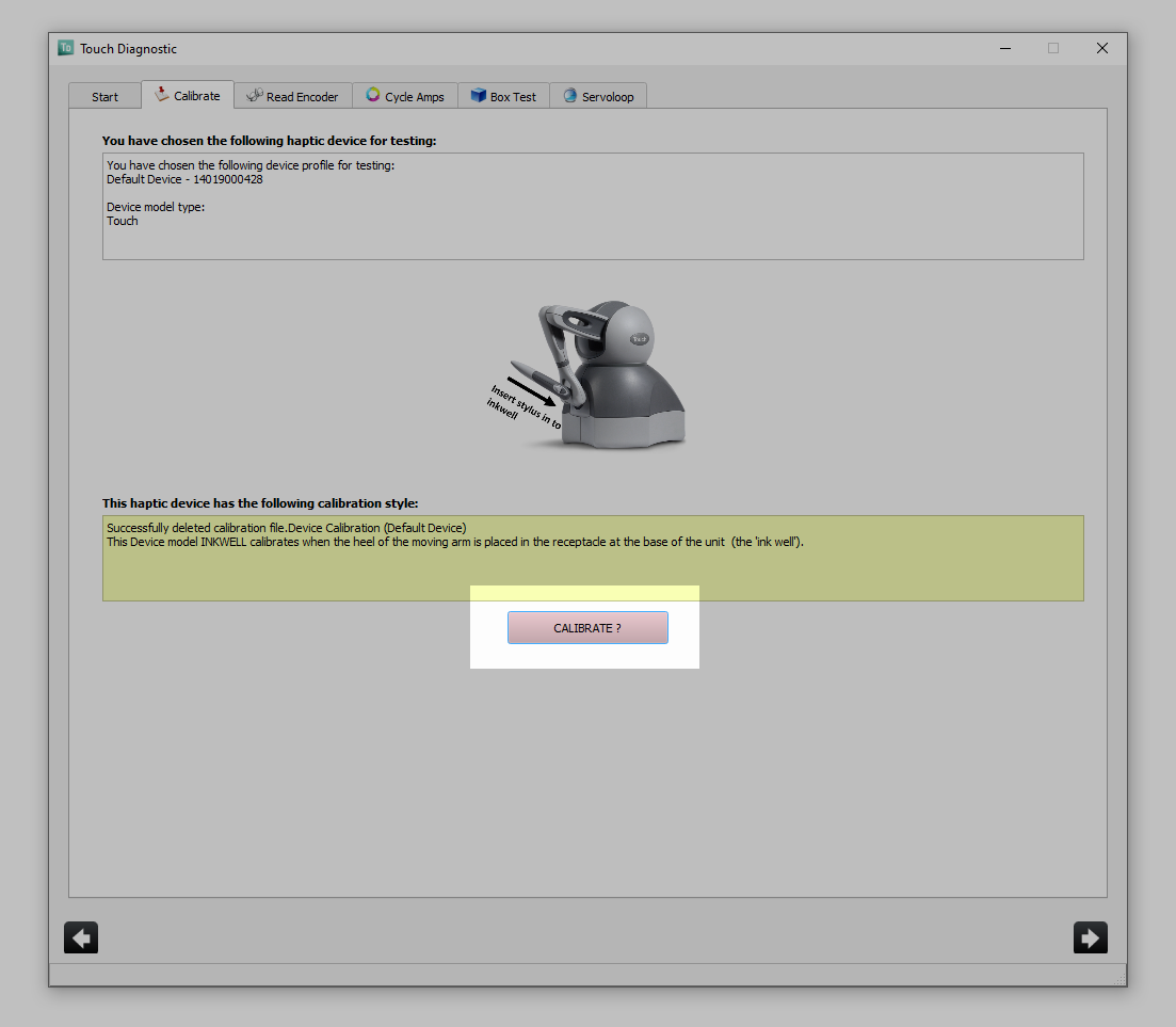 How to configure Custom Calibration Point for Touch Devices