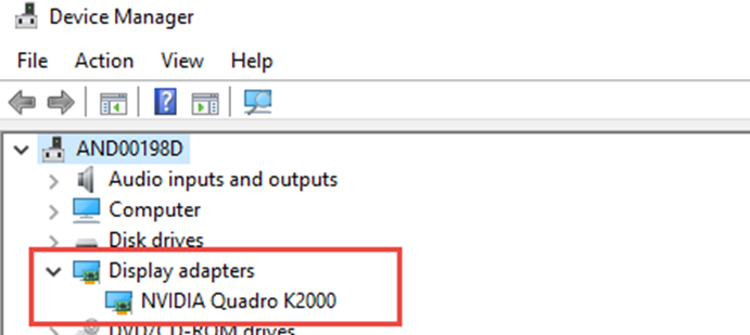How to check graphics card and driver