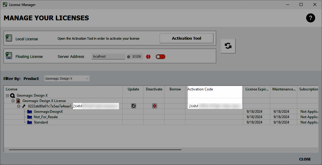 How to locate the software license key